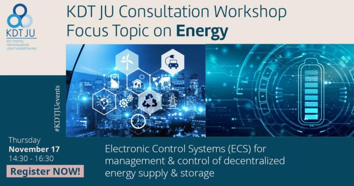 KDT JU Consultation Workshop for a Focus Topic on Energy - Clean ...