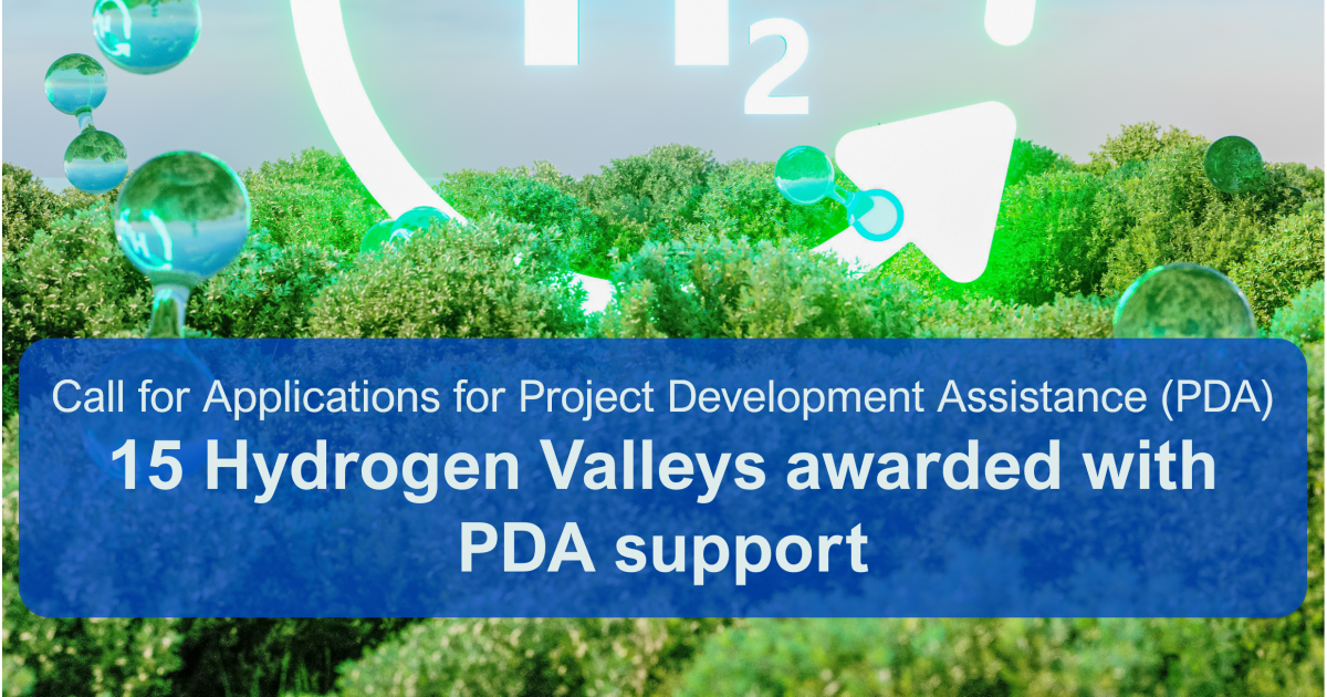 15 Hydrogen Valleys selected for PDA under the H2V Facility’s first ...